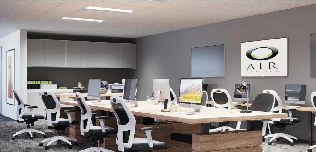 Alize Mesh Office Chair with White Frame – Office Furniture Requirements